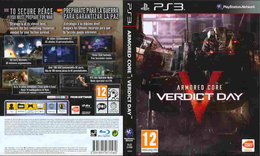 Armored core ps3 store