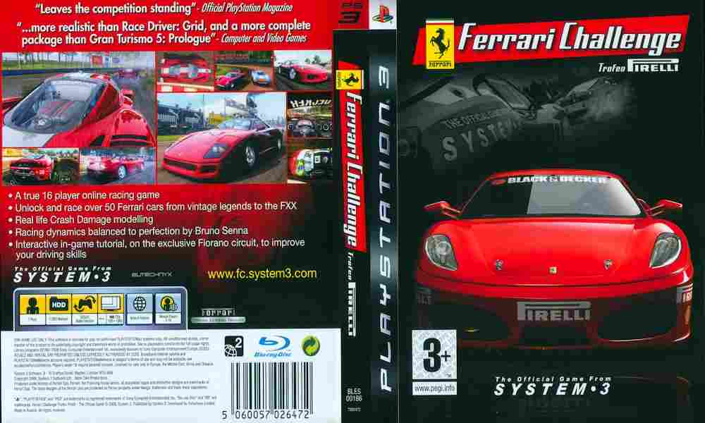 Ferrari Challenge Trofeo Pirelli Sony PS3 170 634 Xbox 360 Xbox One PS3 PS4 PS Vita